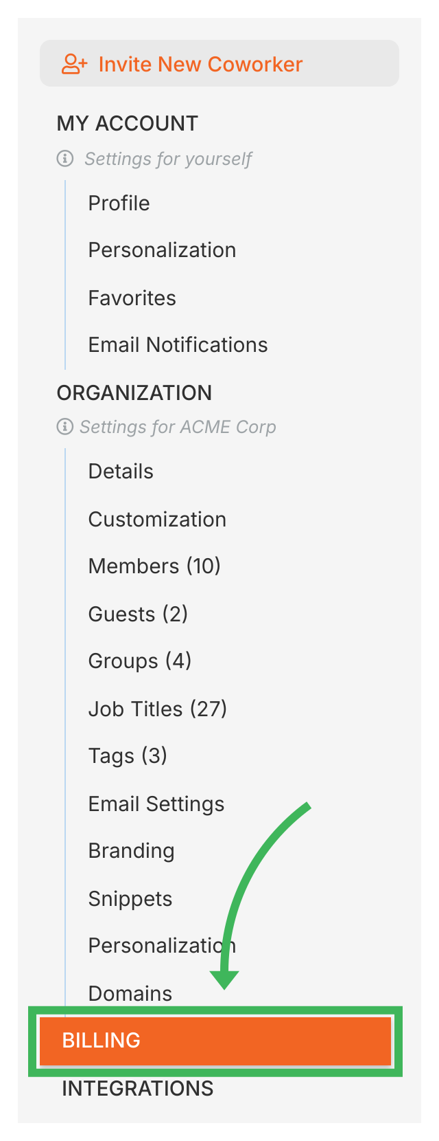 Manage billing · Tallyfy Pro