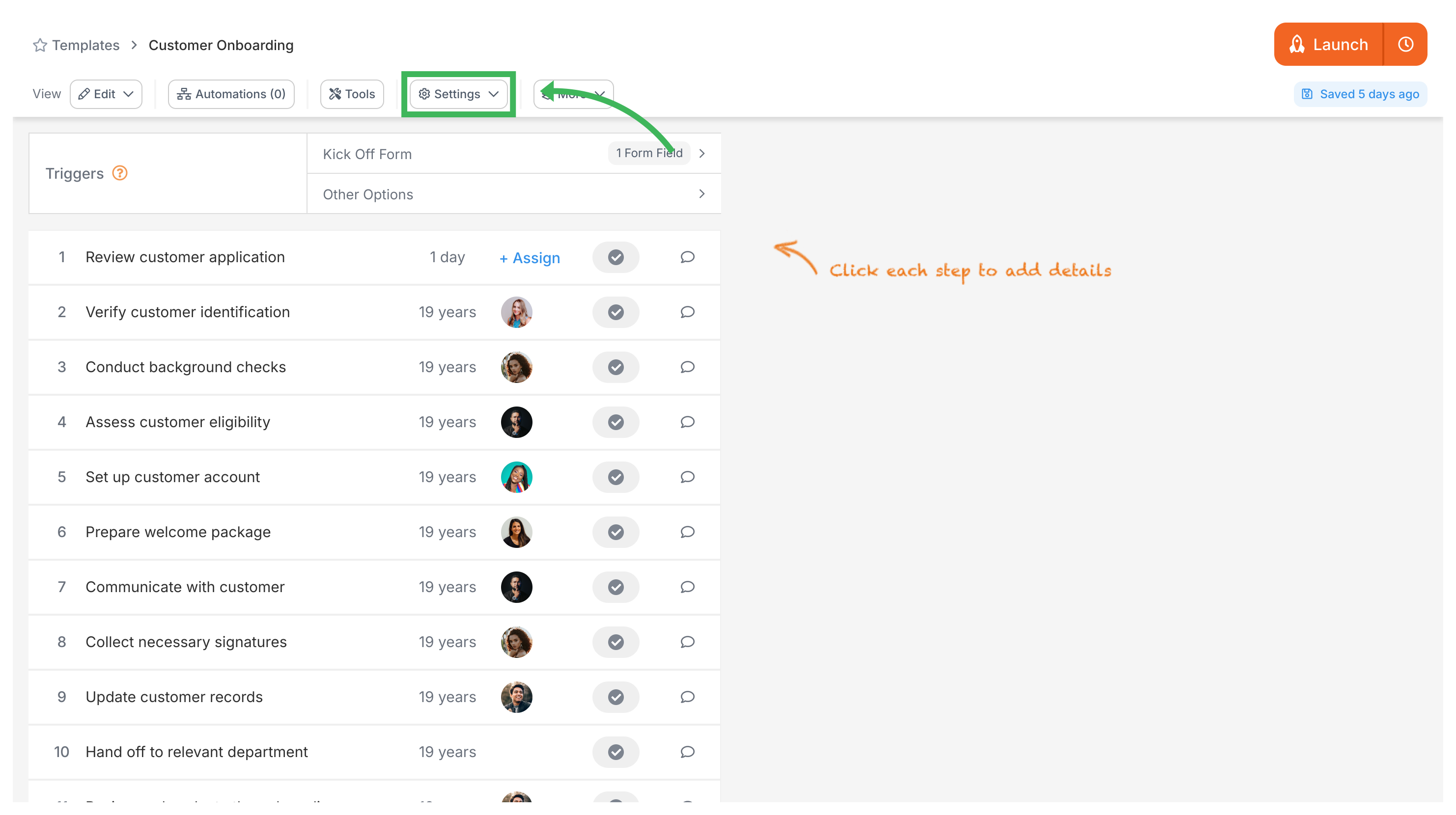 Auto-name a process · Tallyfy Pro