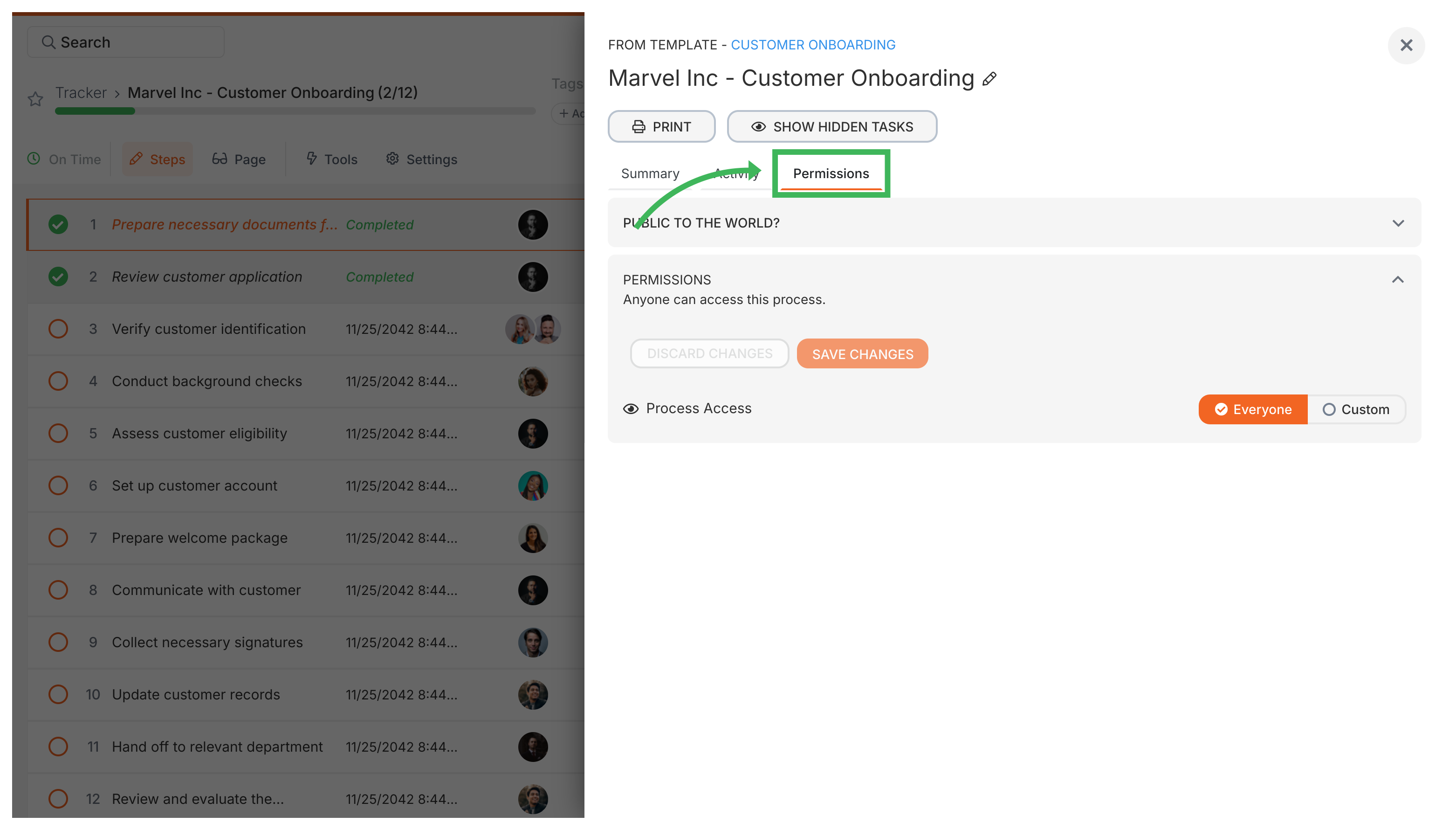 Manage member permissions | Tallyfy Pro